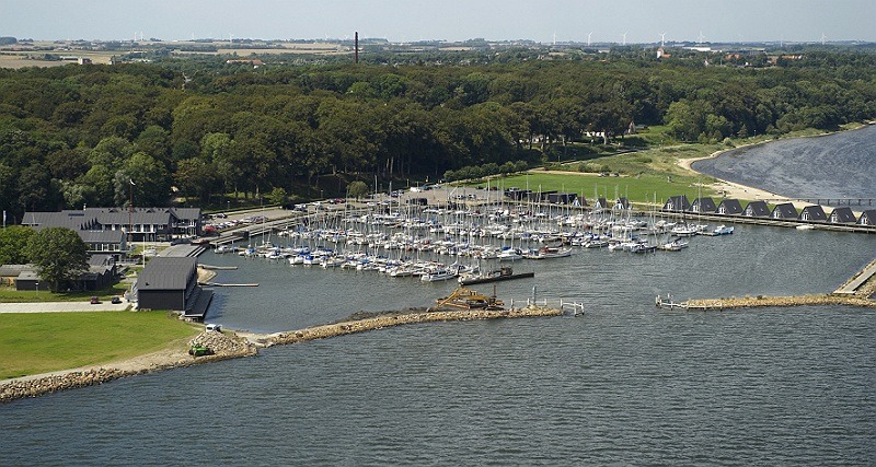 Luftfoto Skive Havn 02 – Skive Sejlklub